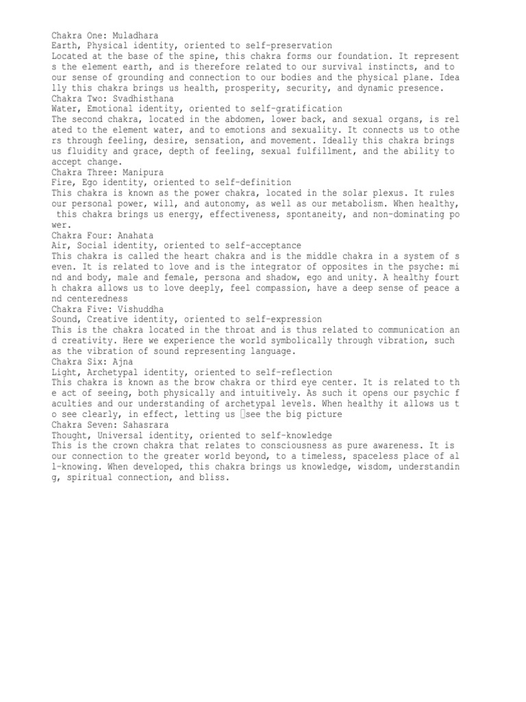 Muladhara Chakra Meditation Pdf Chakra Nondualism