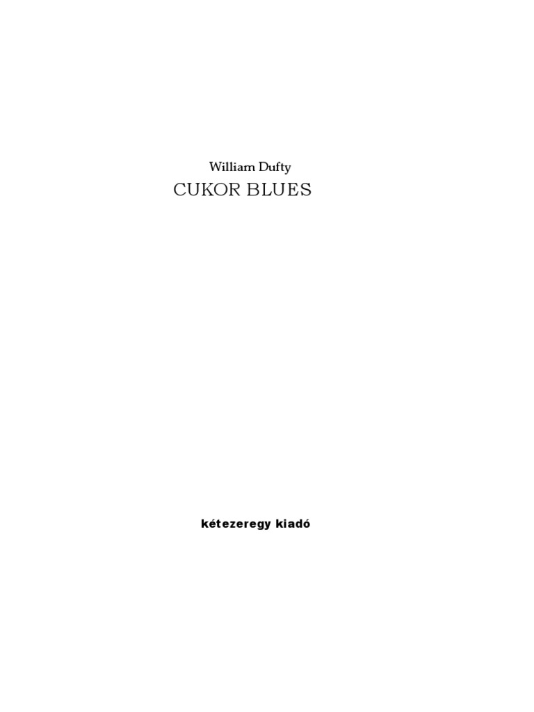 William Dufty-Cukor Blues PDF | PDF