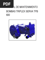 Manual Bombas Triplex PDF | PDF | Bomba | Engranaje