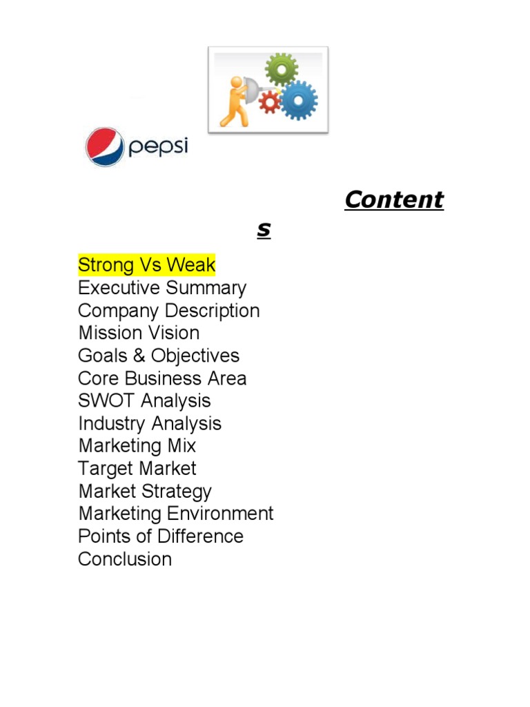 Marketing-Plan-of-PEPSI.doc | Pepsi Co | Foods