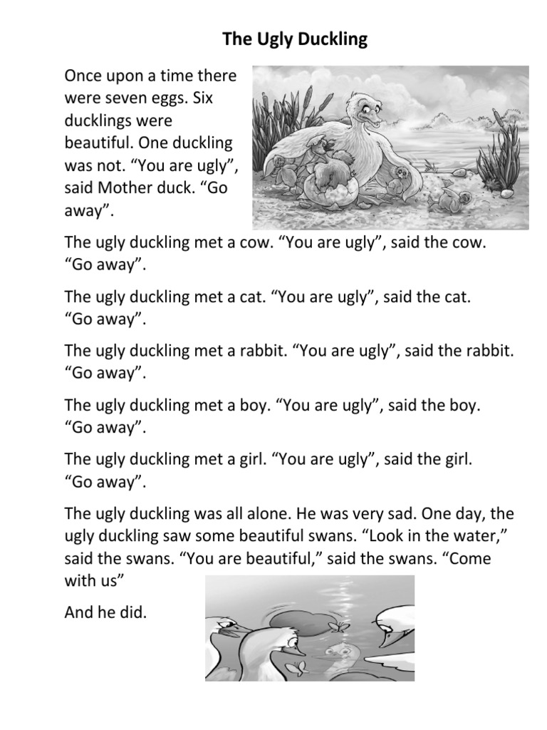 The Ugly Duckling | PDF | The Ugly Duckling | Animal Death