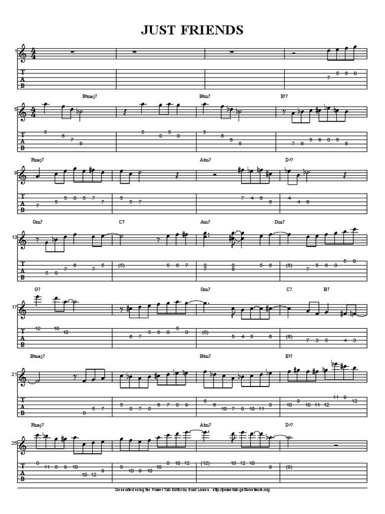 Just Friends Solo PDF | PDF