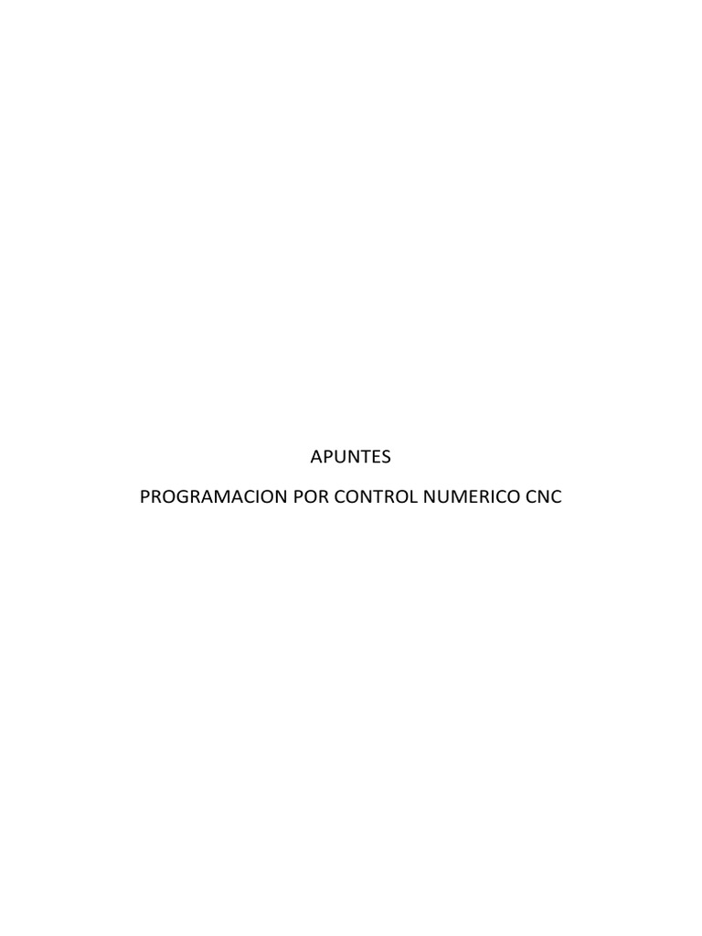 Manual Torno CNC Muy Completo | PDF | Control numerico | Perforar