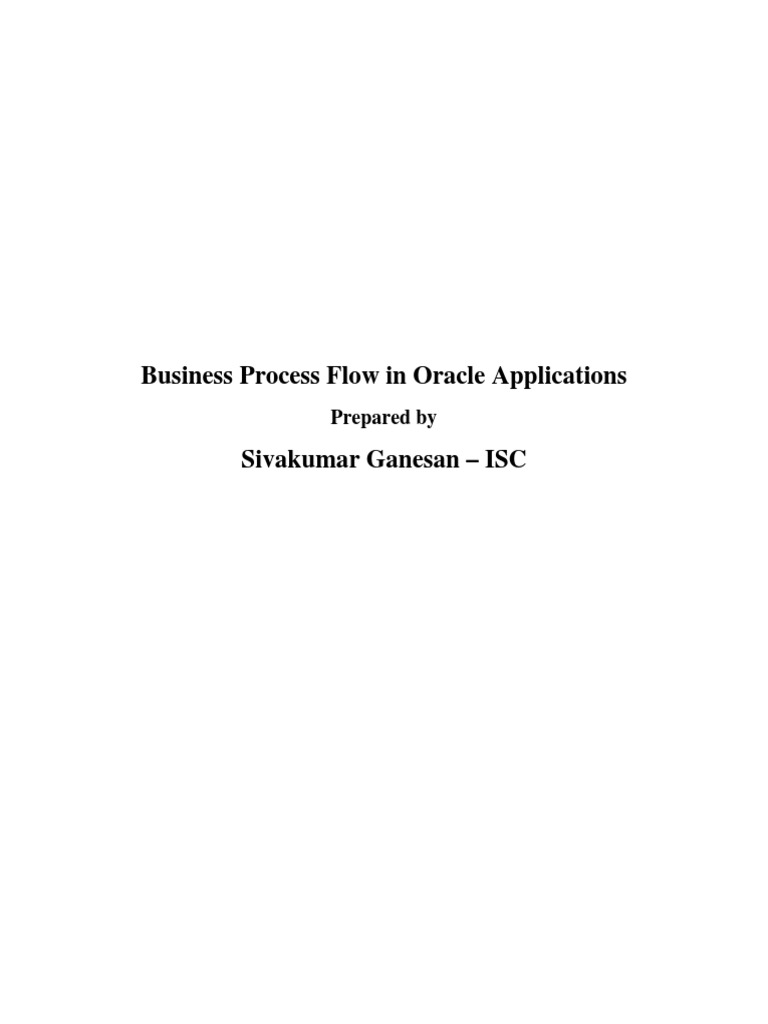 Oracle Business Process Flow Overview | PDF | Accounts Payable | Invoice