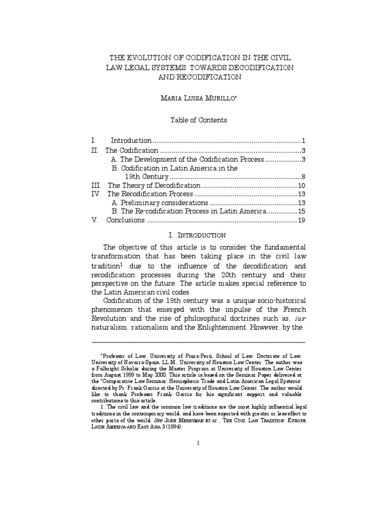 Aria Uisa Urillo | PDF | Civil Law (Legal System) | Codification (Law)