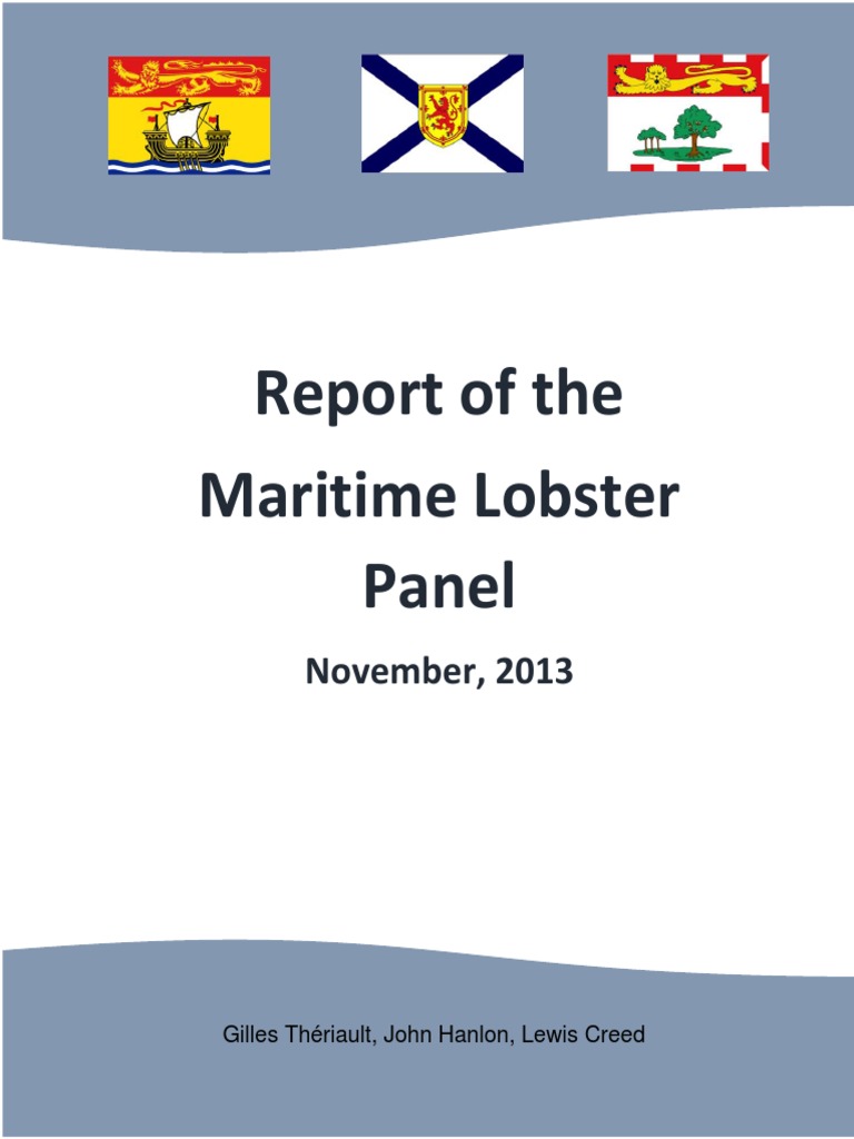 Report of The Maritime Lobster Panel | PDF | Canadian Dollar | Prices