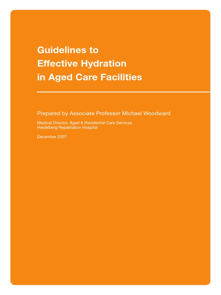 Aged Care Brochure PDF | PDF | Dehydration | Health Sciences