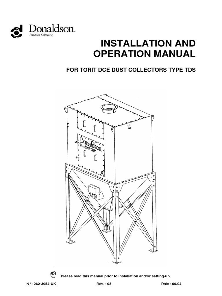 Donaldson UK Manual TDS.pdf | Valve | Mechanical Fan