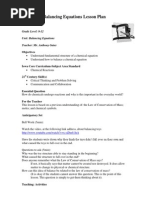 Types of Chemical Reactions Lesson Plan | PDF | Chemical Reactions ...