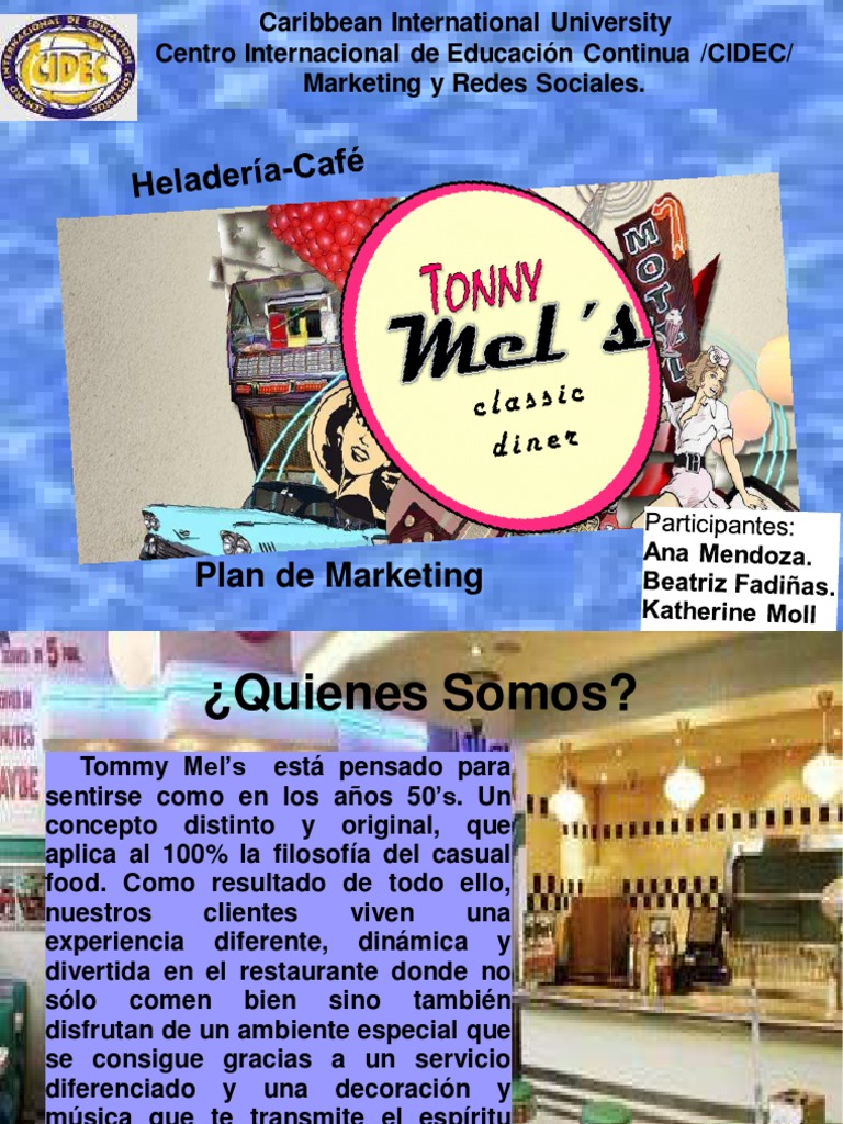Proyecto Heladeria Plan de Marketing | PDF | Marketing | Calidad (comercial)