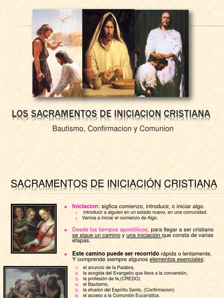Iniciacion Cristiana | PDF | Confirmación | eucaristía