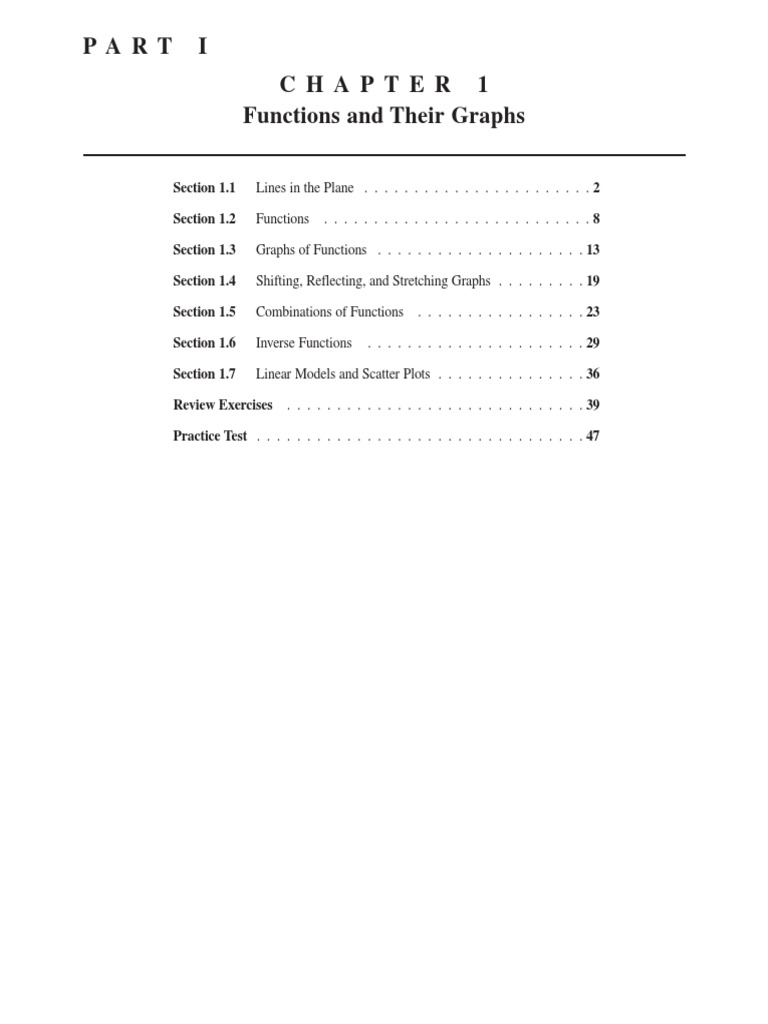 Precalculus: Functions and Their Graphs Homework Answers | PDF | Line ...