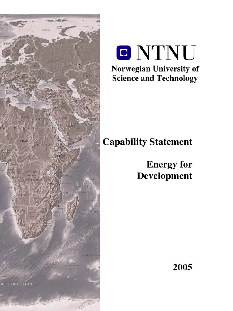Norwegian University of Science and Technology | PDF | Energy Development | Sustainability