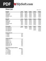 Free Media Price List Template | PDF