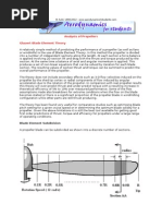 Propeller Blade Element Theory Overview | PDF | Airfoil | Aerospace ...