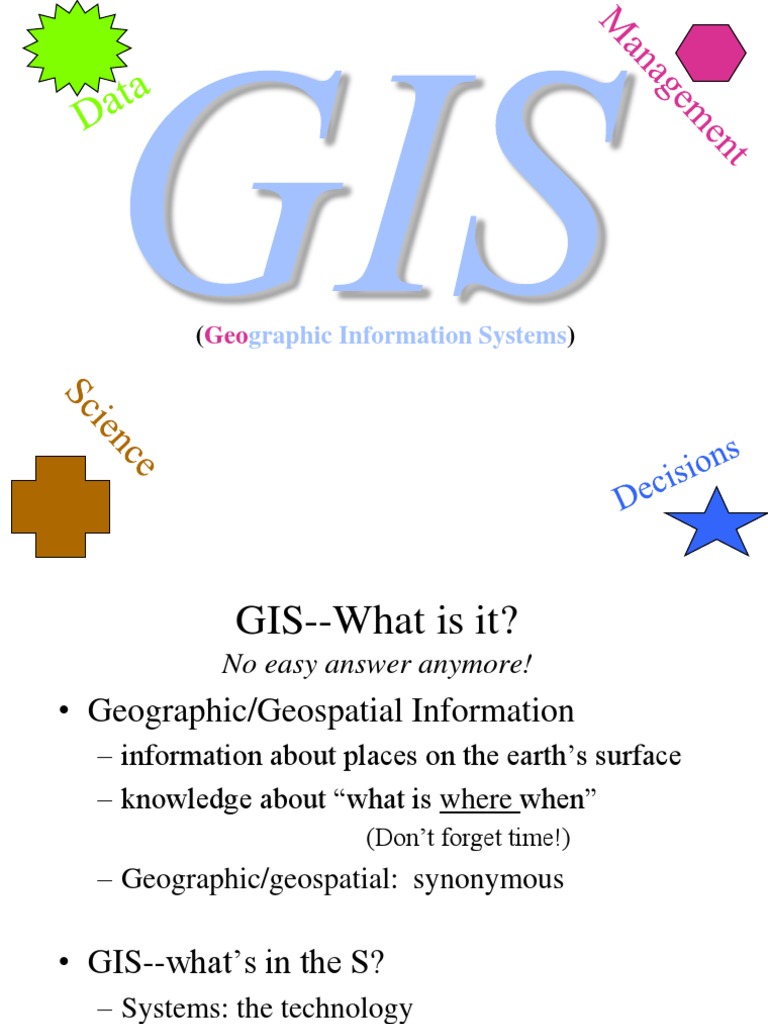 GIS.ppt | Geographic Information System | Geography