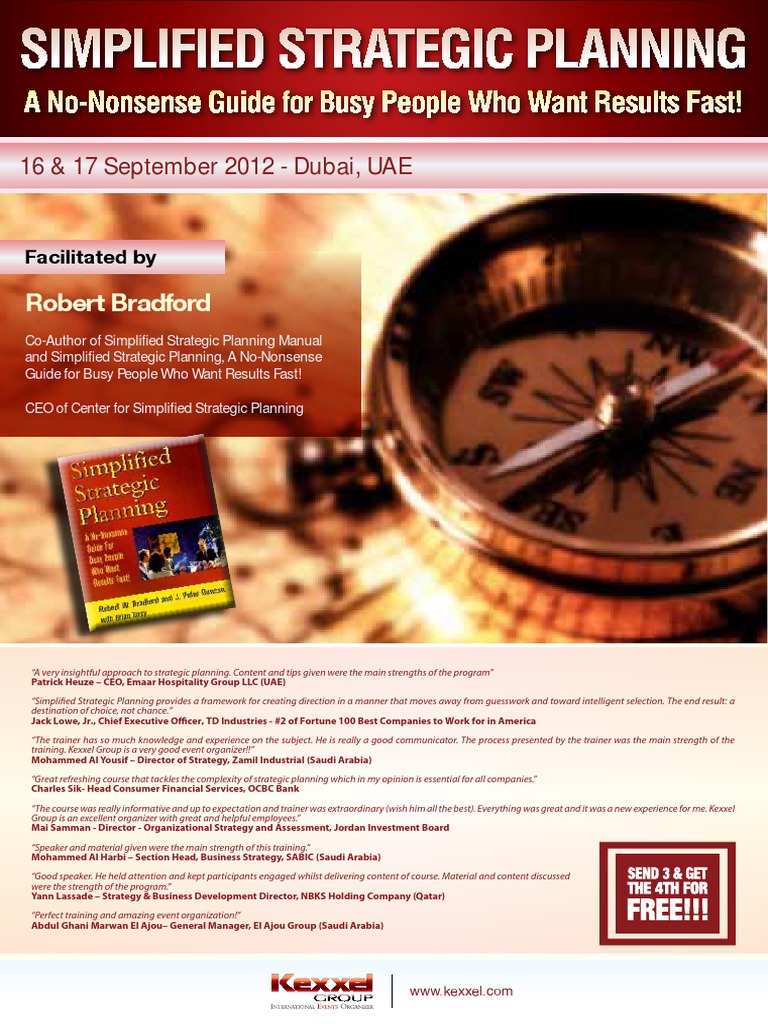 Simplified Strategic Planning | PDF | Strategic Management | Competence ...