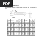 CSK Tap Holes Details | PDF