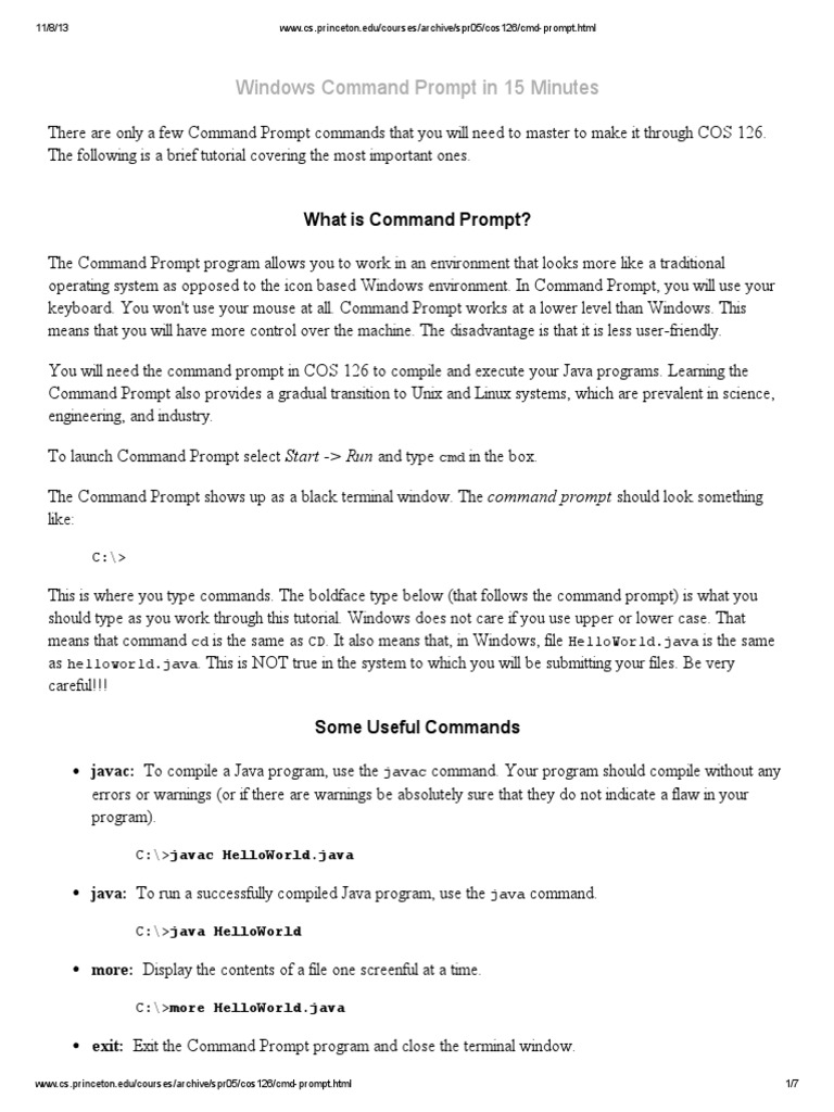 Learn - CMD PDF | PDF | Command Line Interface | Information Technology ...