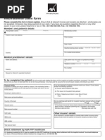 AXA Reimbursement Claim Form | PDF | Patient | Medical Diagnosis