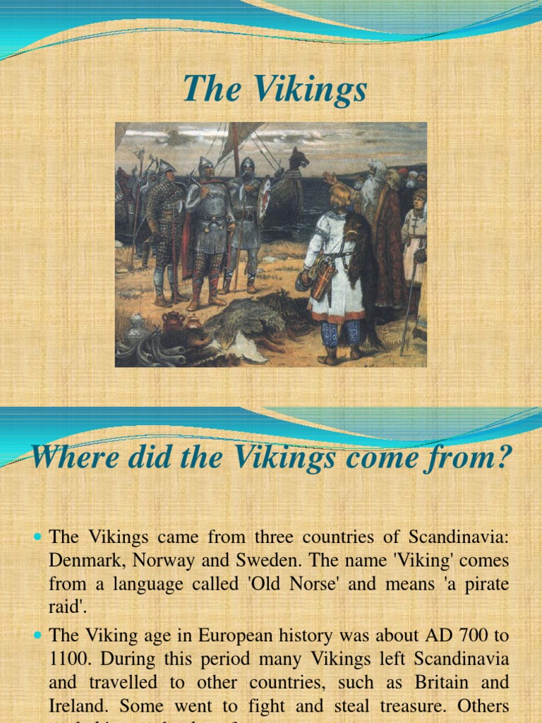 The Legacy of the Vikings: Tracing Their Impact Through Settlement ...