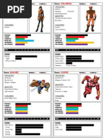 Saitama's Terra 2 Character Overview | PDF