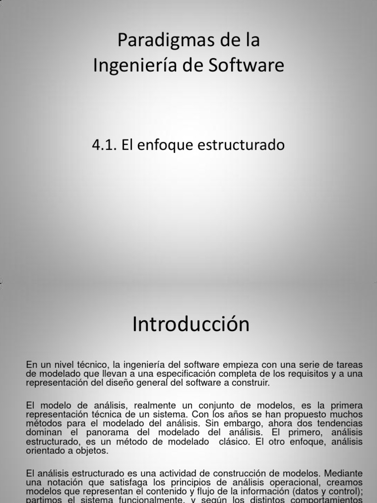 Paradigmas de La Ingeniería de Software | PDF | Objeto (informática ...