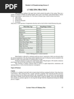 Mechanical Charts - Typical Shrinkage Allowances For Important Casting ...