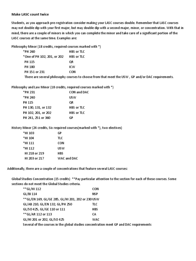 LASC and Minors | PDF | Technology & Engineering