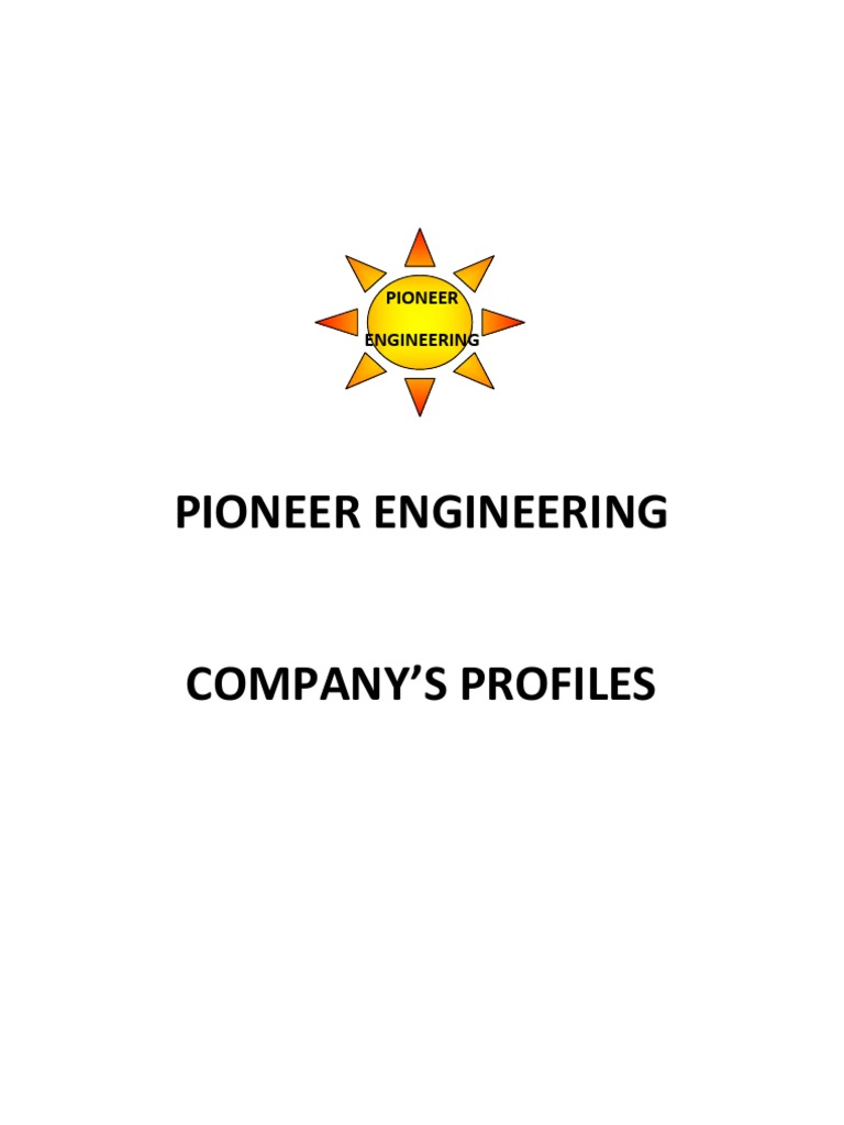 PIONEER Engineering company's profiles | Malaysia | Singapore