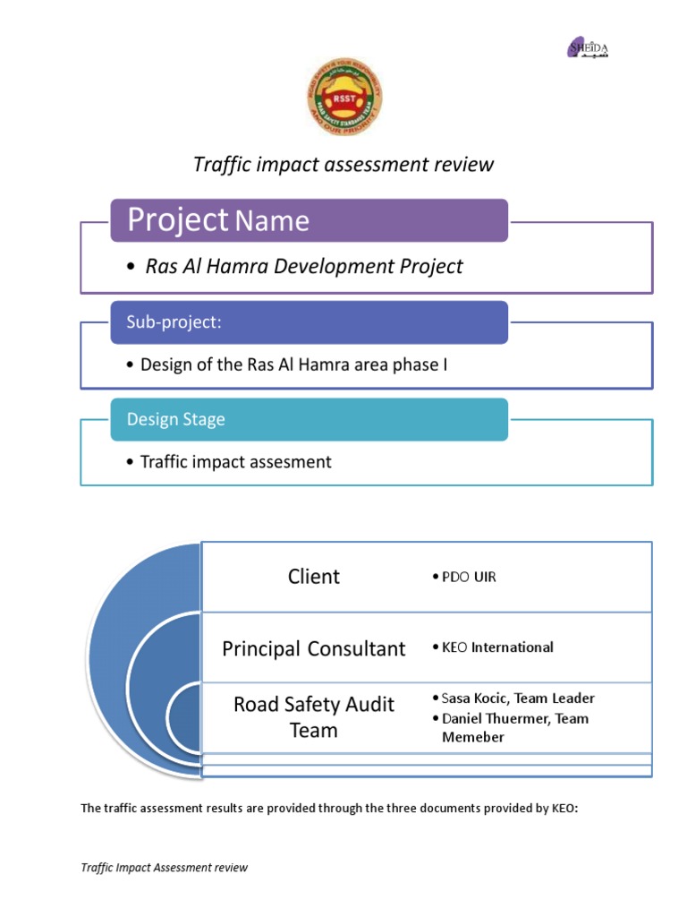 Traffic Impact Assesment Review Report | Download Free PDF | Traffic | Road