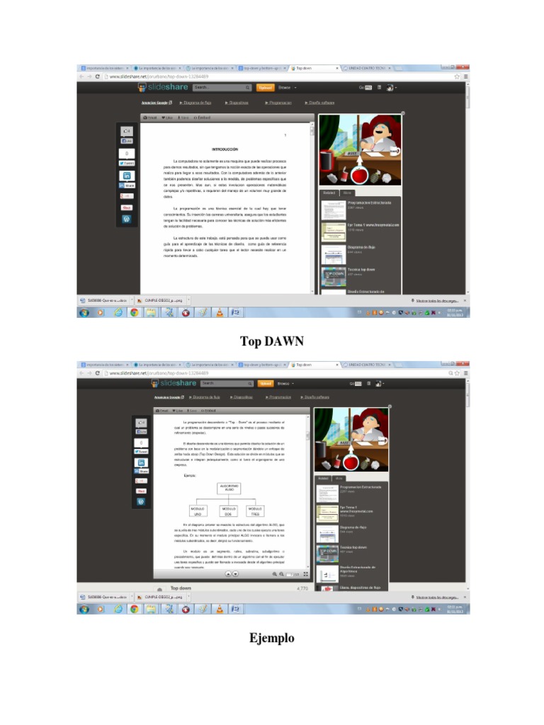 Top Down y Button Up | PDF | Programa de computadora | Programación