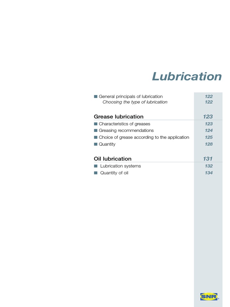 Grease Selection for Optimal Lubrication | PDF | Computers | Technology ...