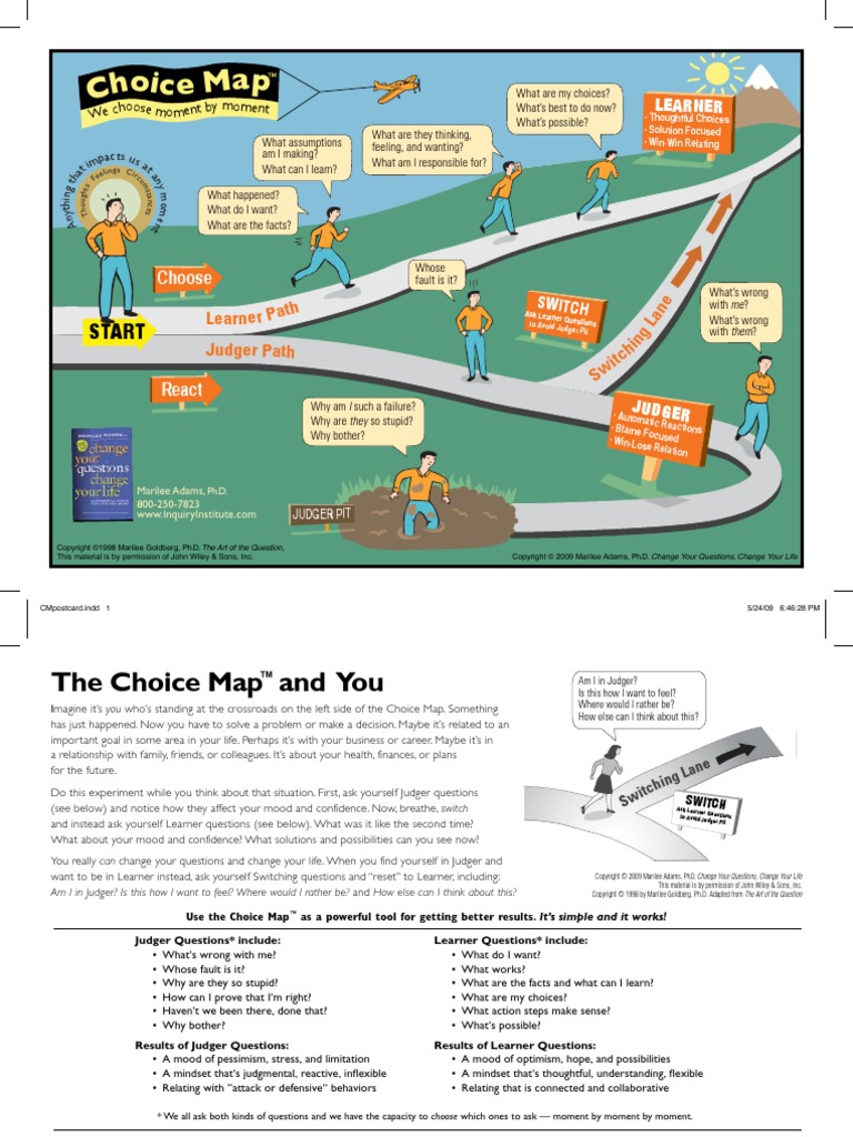 Choice Map | PDF | Career & Growth | Self-Improvement