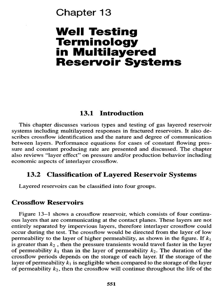 Well Testing Terminology in Multilayered Reservoir Systems | PDF ...