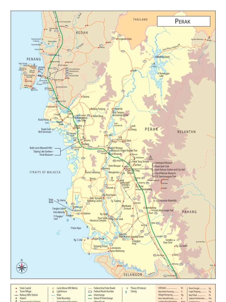 Perak Map | PDF