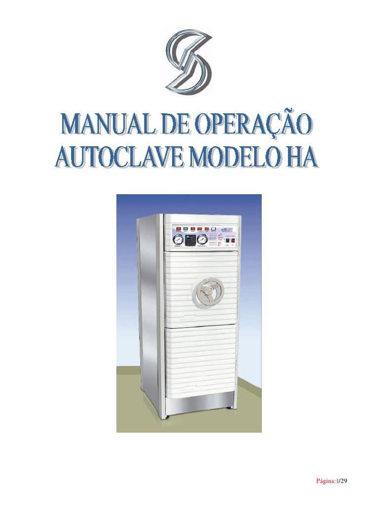 Manual Autoclave Ha | PDF | Corrosão | Esterilização (Microbiologia) Manual Autoclave Ha | PDF | Corrosão | Esterilização (Microbiologia)