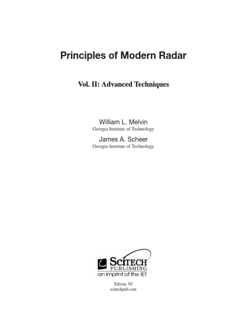 Principles of Modern Radar | PDF | Radar | Mimo