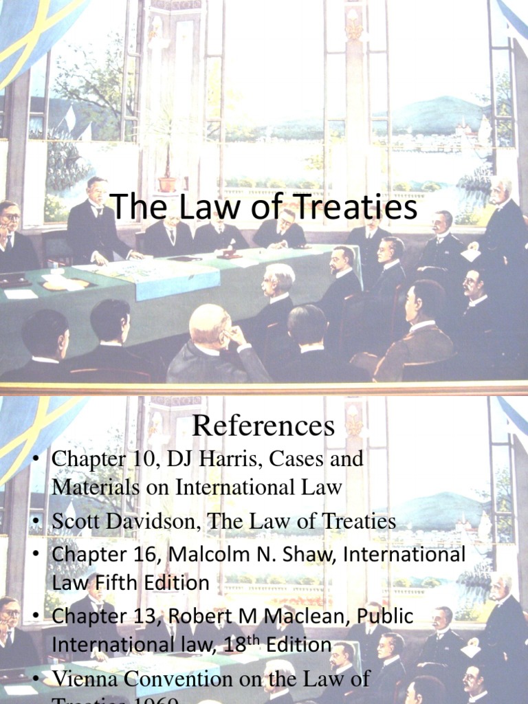 The Law of Treaties Explained | PDF | Treaty | Ratification