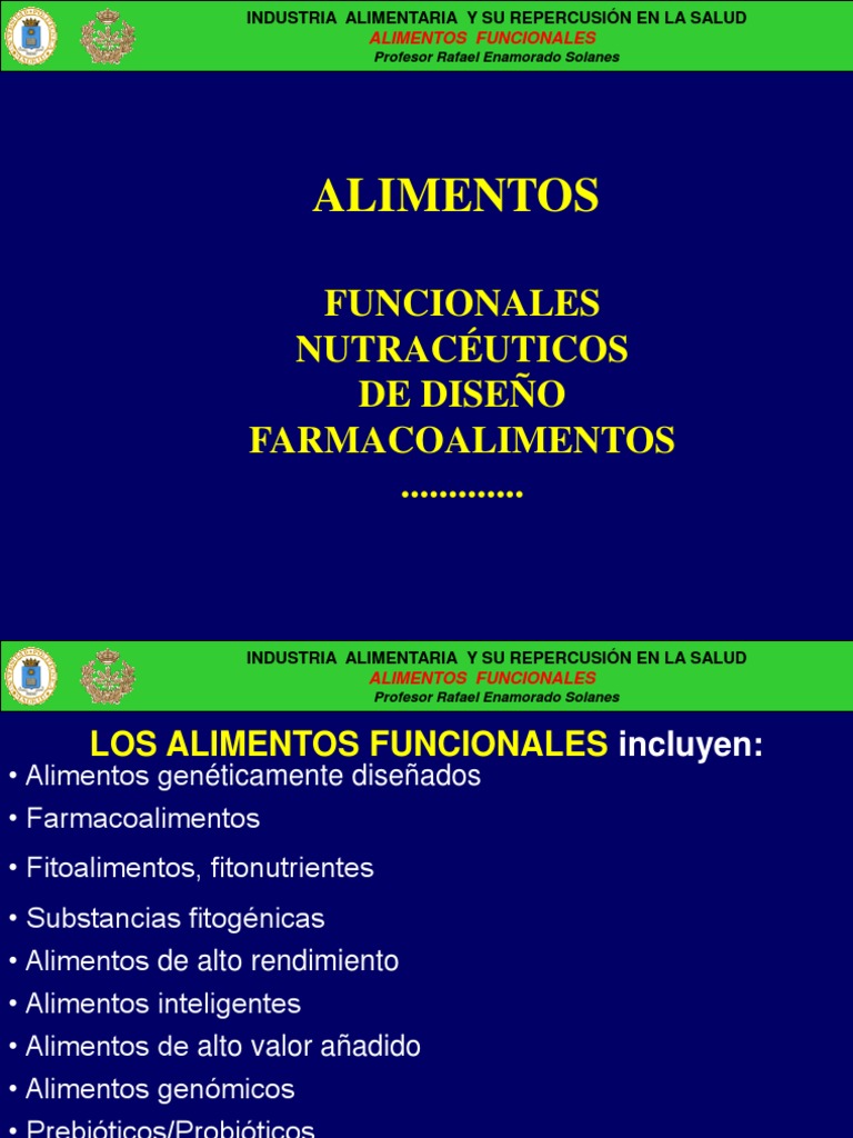 Alimentos Funcionales | PDF | Alimentos | Comida funcional