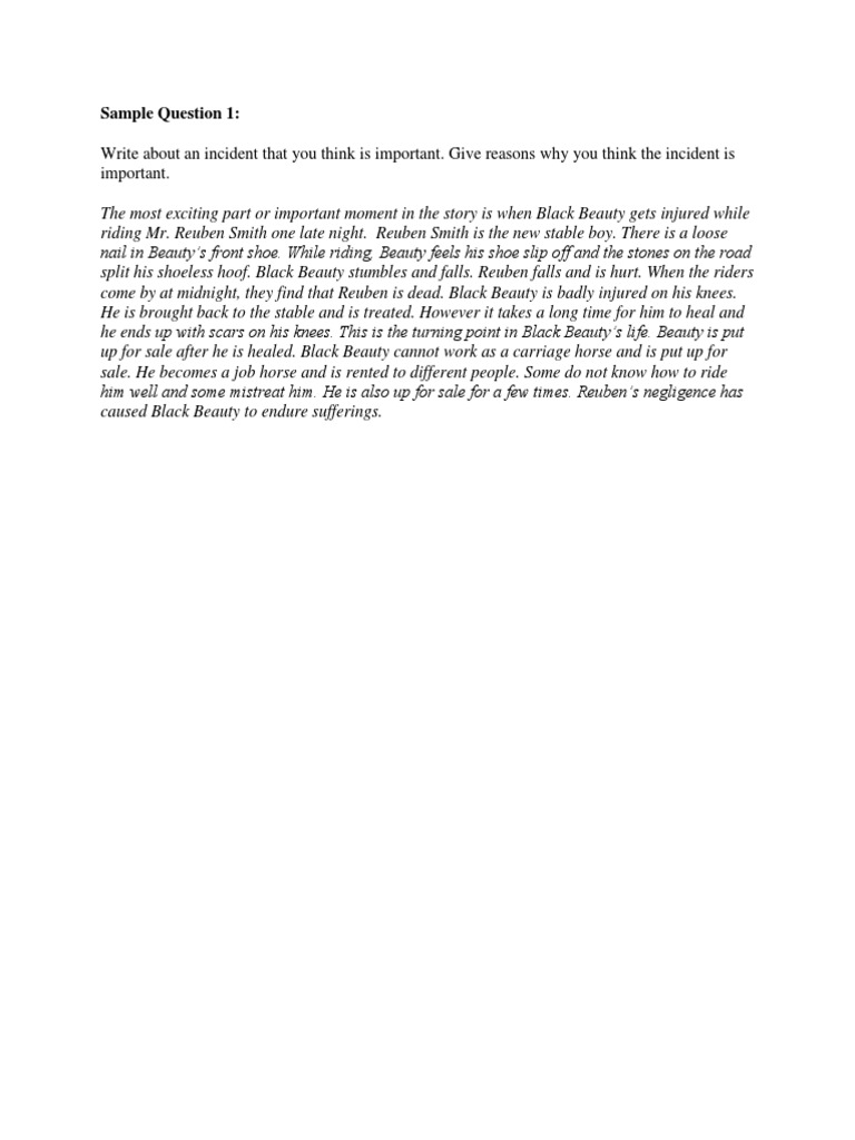Reuben Smith's Impact on Black Beauty | PDF