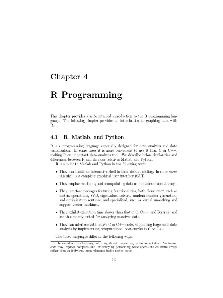 R | PDF | R (Programming Language) | Parameter (Computer Programming)