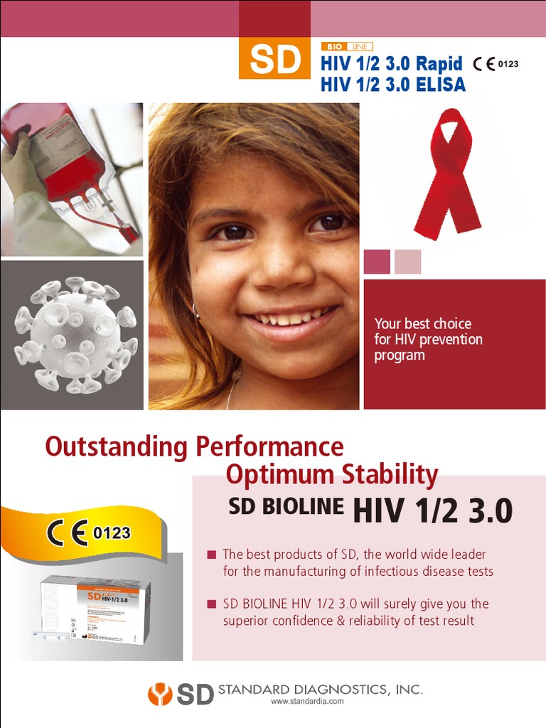 SD BIOLINE HIV 1/2 3.0 Rapid HIV Test: Product Specifications ...