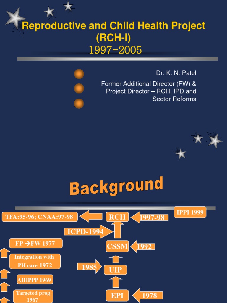 RCH - Reproductive and Child Health Part 1 | PDF | Reproductive Health ...