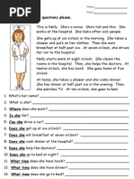 Sophie's Daily Routine Explained | PDF | Language Arts & Discipline