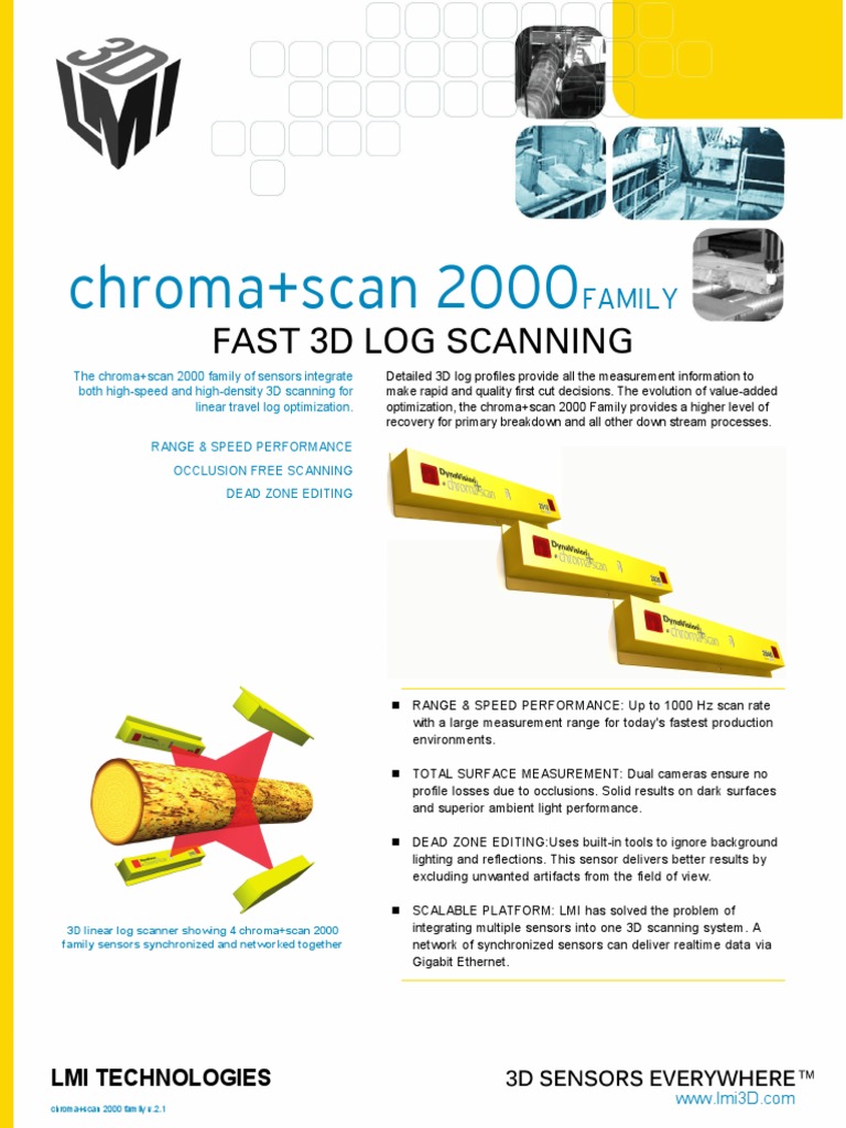 Chromascan 2000 Family | Image Scanner | Sensor