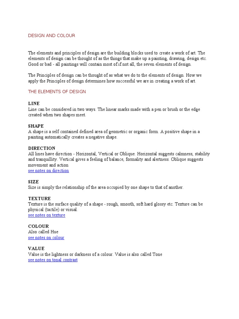 Design and Colour PDF | PDF | Hue | Perspective (Graphical)