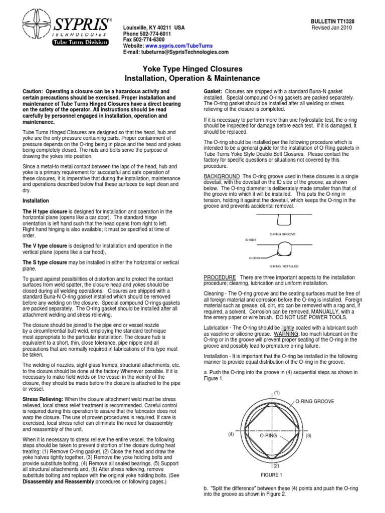 Tube Turns Hinged Closure | PDF | Nut (Hardware) | Screw