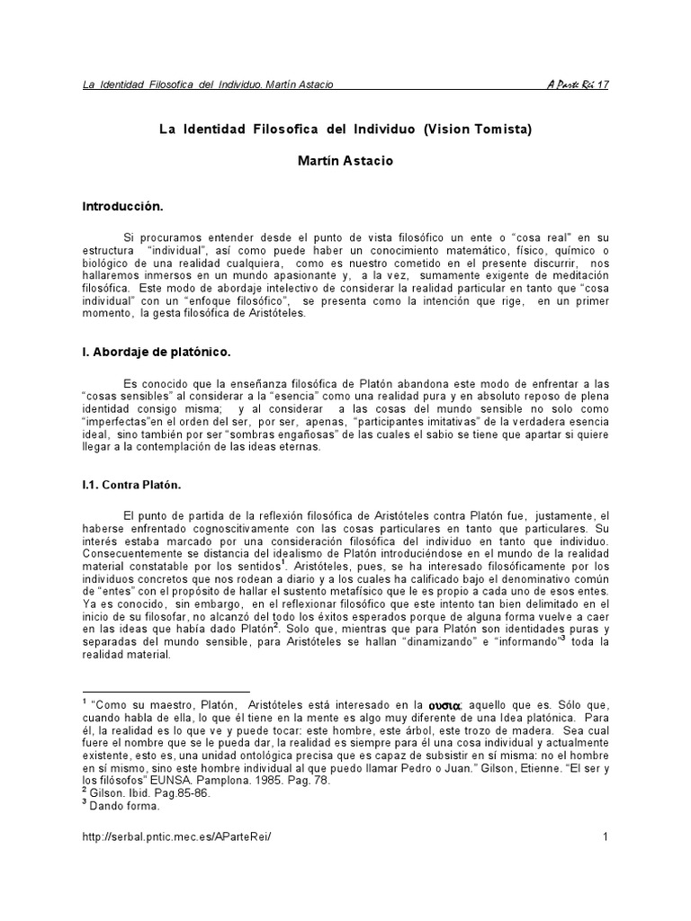 El Concepto de Individuo PDF | PDF | Ciencias sociales | Ciencia y ...