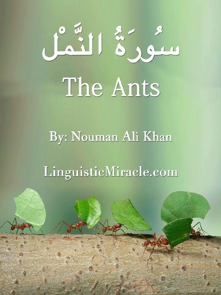 27-al-Naml--the-Ants-LinguisticMiracle.pdf | Moses In Islam | Quran